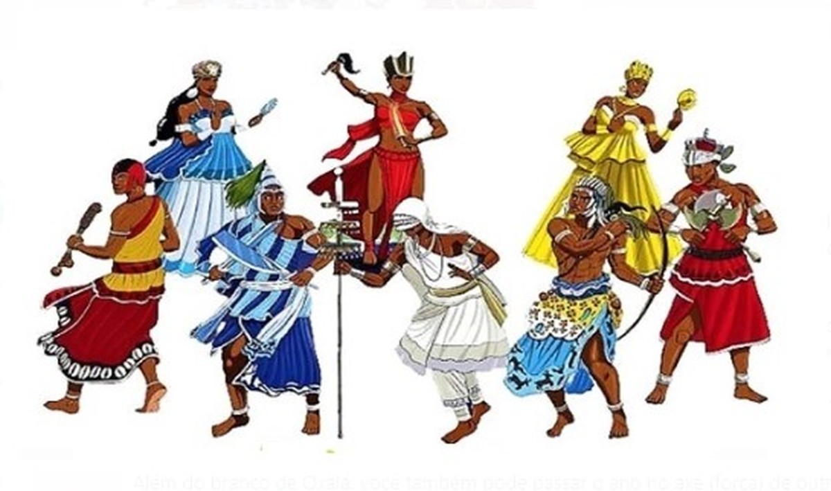 Qual é a cor dos Orixás para usar no Réveillon?