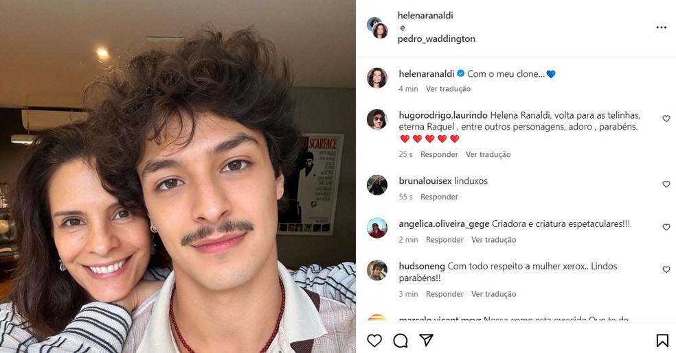 Helena Ranaldi faz aparição com filho e semelhança impressiona: 'Meu clone'