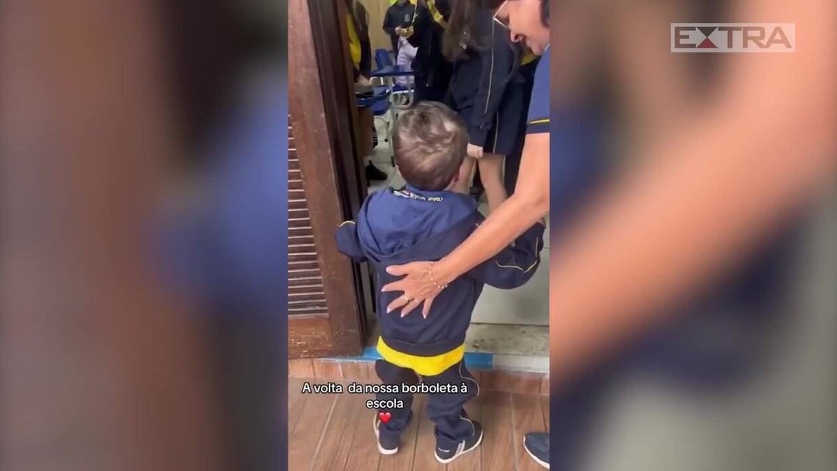 Menino Gui volta às aulas após acordar de 16 dias de coma; veja vídeo