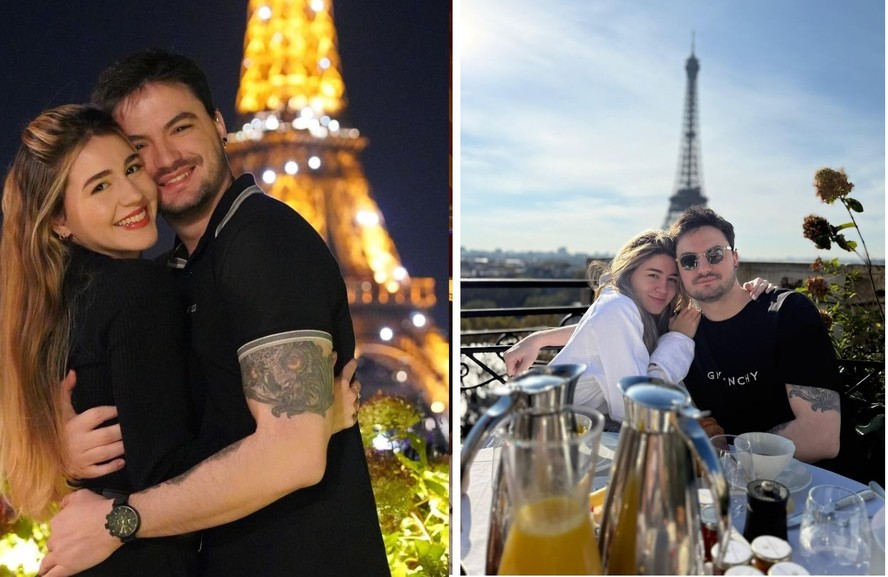 Em Paris, Felipe Neto comemora 1 ano de namoro e se hospeda em suíte com diárias de R$ 120 mil