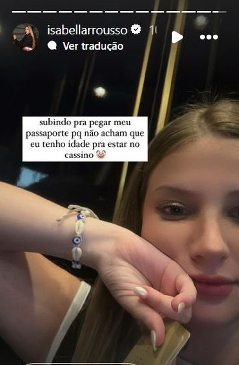 Namorada de Martinelli vai a cassino após eliminação na Copa América e ...