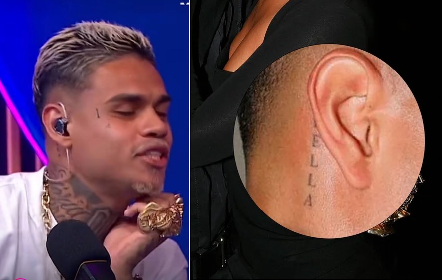 MC Cabelinho segue com tatuagem feita para Bella Campos após mais de um ...