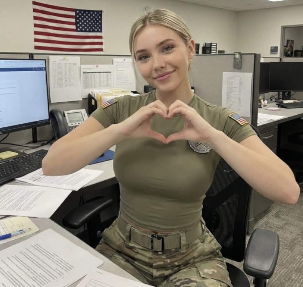 Quem é Jessica Foster? 'Musa patriótica' viraliza na web e faz homens ...