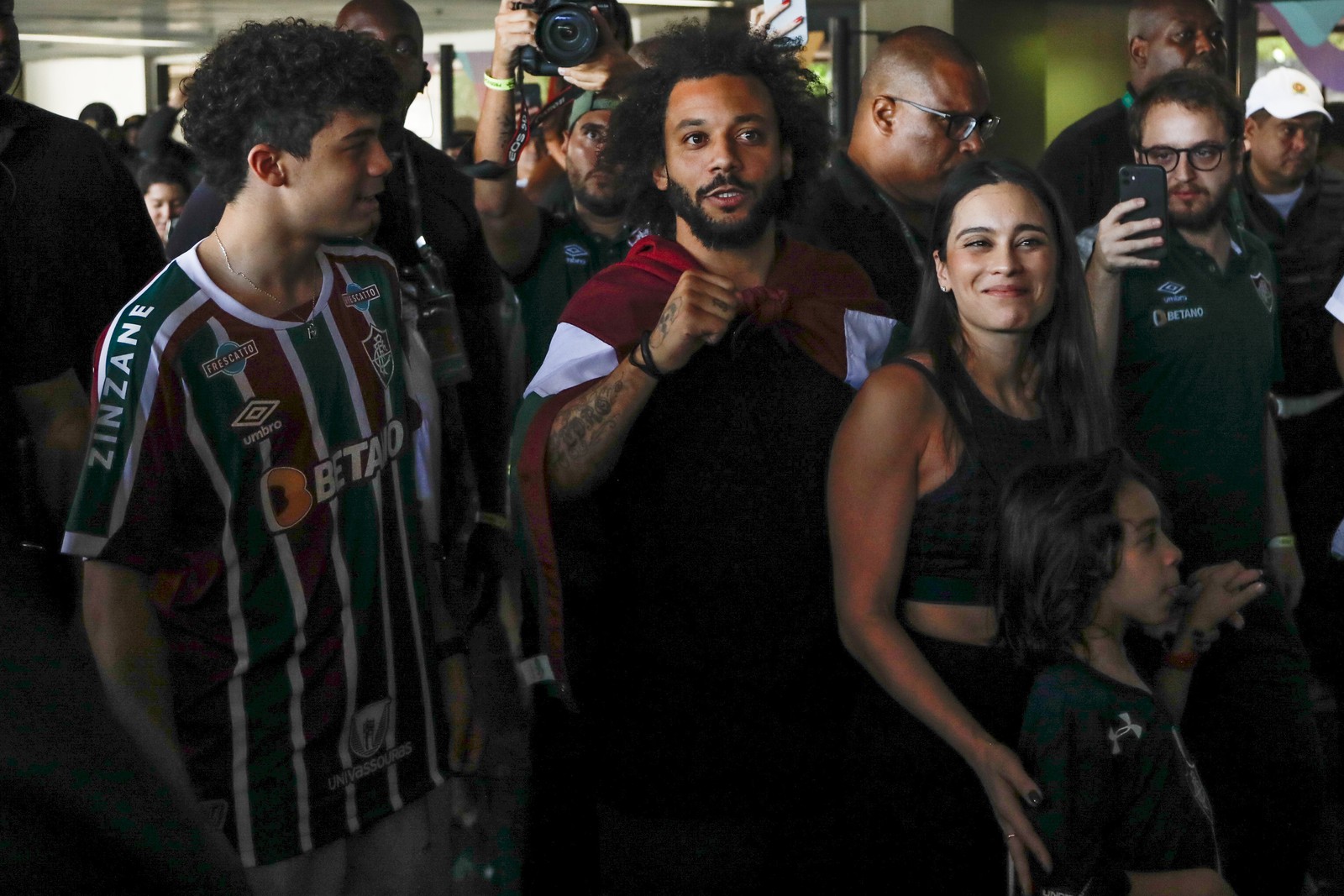 Lateral do Flu, Marcelo já teve ciúme da mulher em cena de filme com ...