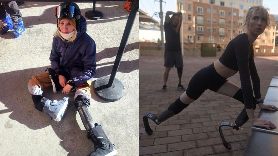 Mulher volta a praticar snowboard anos após acidente na neve provocar ...