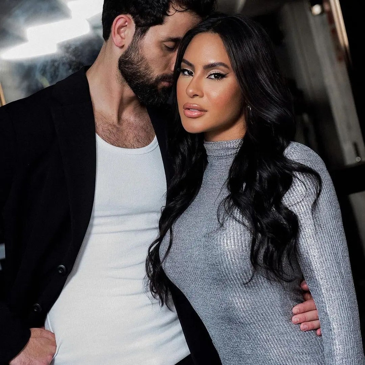 Isabelle e Matteus do 'BBB 24' posam em clima de romance