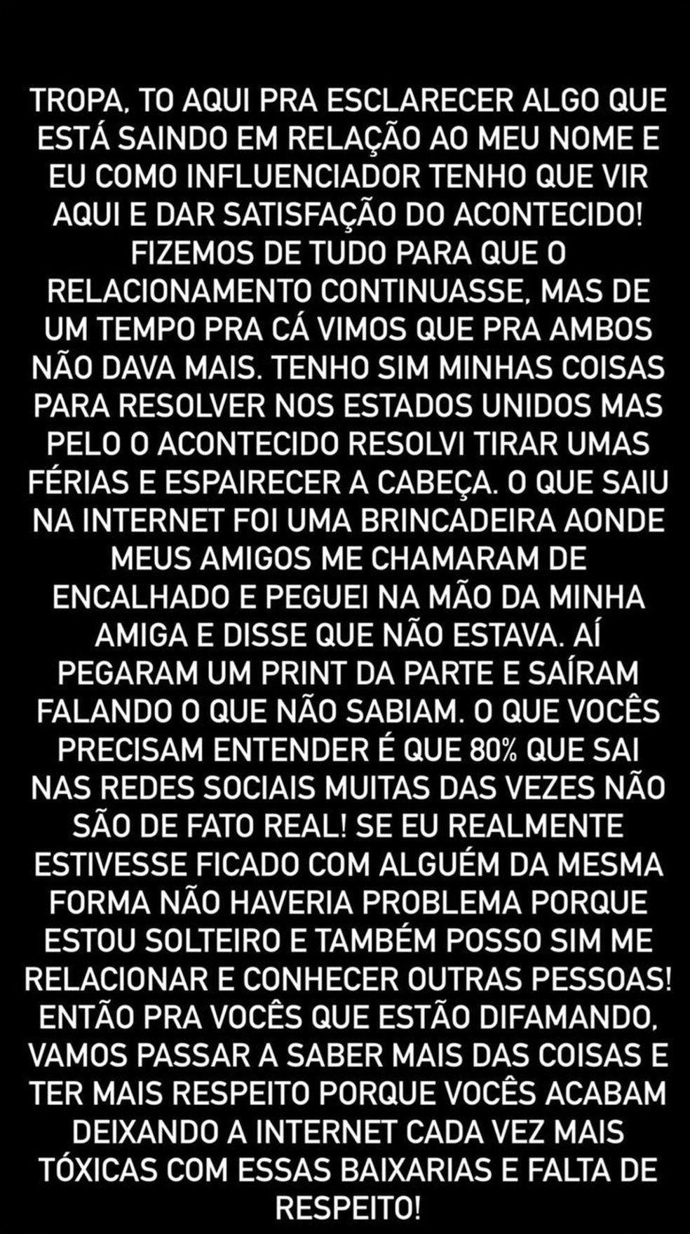 Notícias | Após vídeo com mulher, ex de Camila Loures é criticado e ...