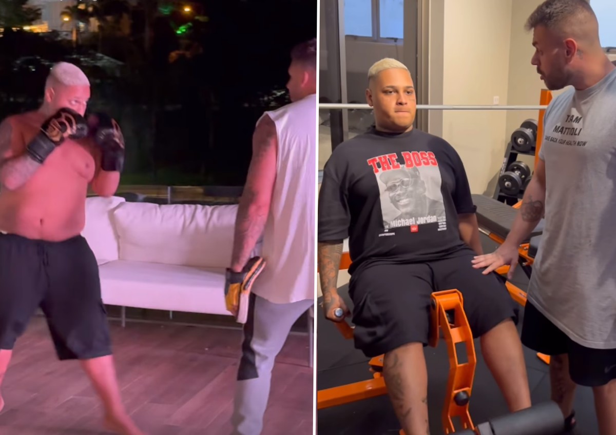 MC Ryan mostra treino durante processo de emagrecimento: 'Me achando o ...