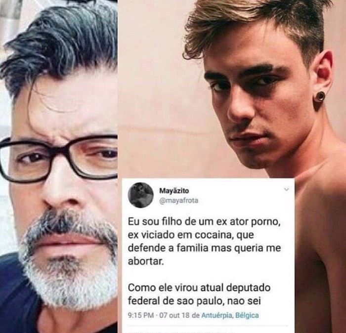 Filho de Alexandre Frota que será pai detonou o ator e vendeu nudes ...