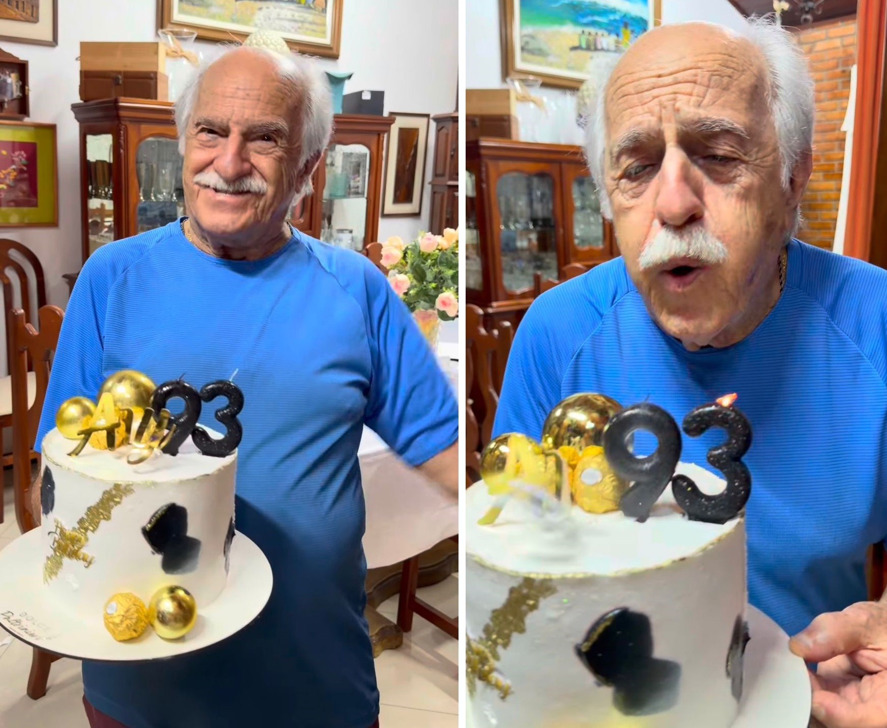 Ary Fontoura celebra 93 anos: 'Com calma no olhar e fome de mundo'