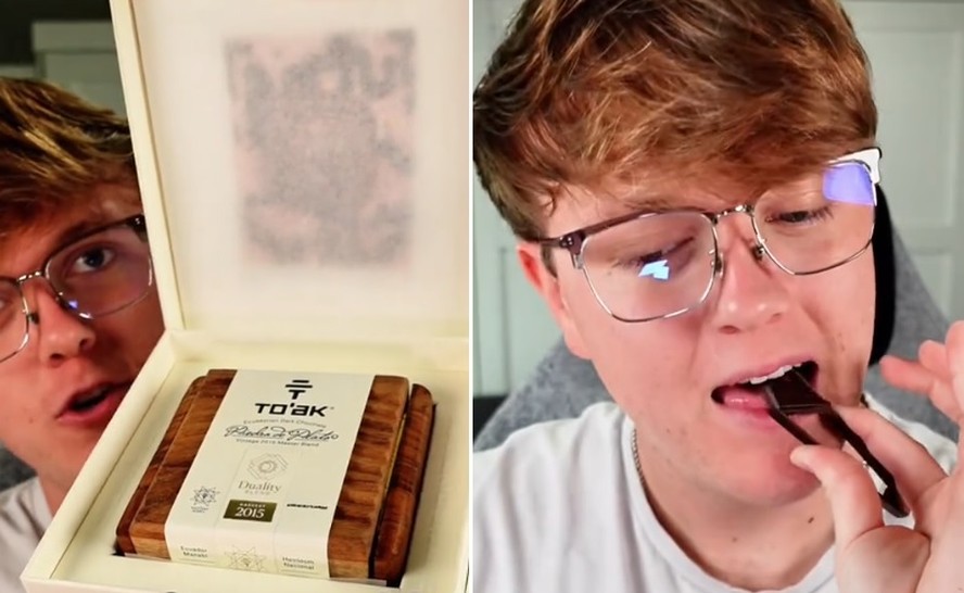 'Chocólatra' relata a experiência de ter provado barra de chocolate de ...