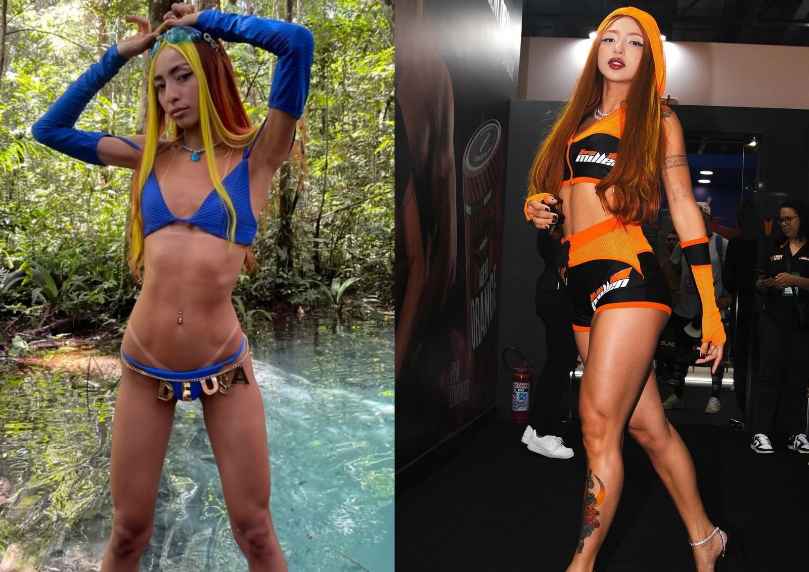 Ruivinha de Marte comemora 1ª feira fitness após ganhar 14kg: 'Gratidão define esse momento'