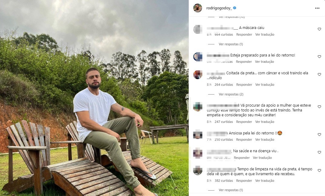 Ex de Preta Gil, Rodrigo Godoy ainda está entre influenciadores na ...