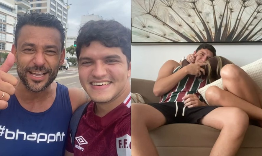 Torcedor do Fluminense que recebeu ingresso da namorada para final da ...
