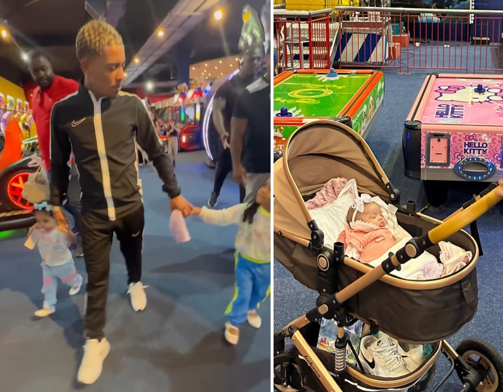 Pai de cinco, MC Poze é visto com ex, mãe da filha recém-nascida, em ...