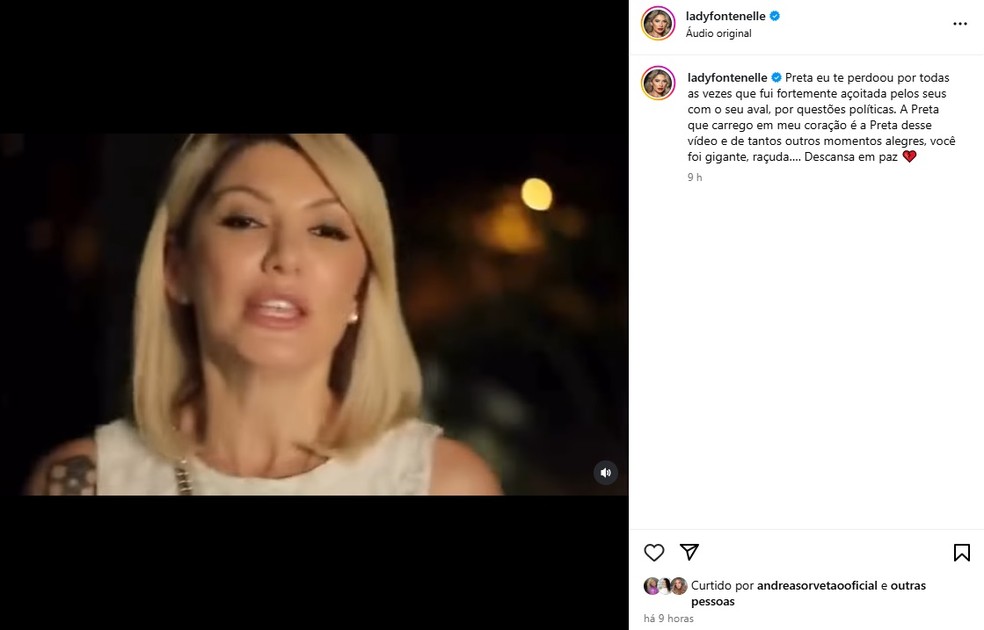 Em homenagem, Antonia Fontenelle diz perdoar Preta Gil, é criticada ...