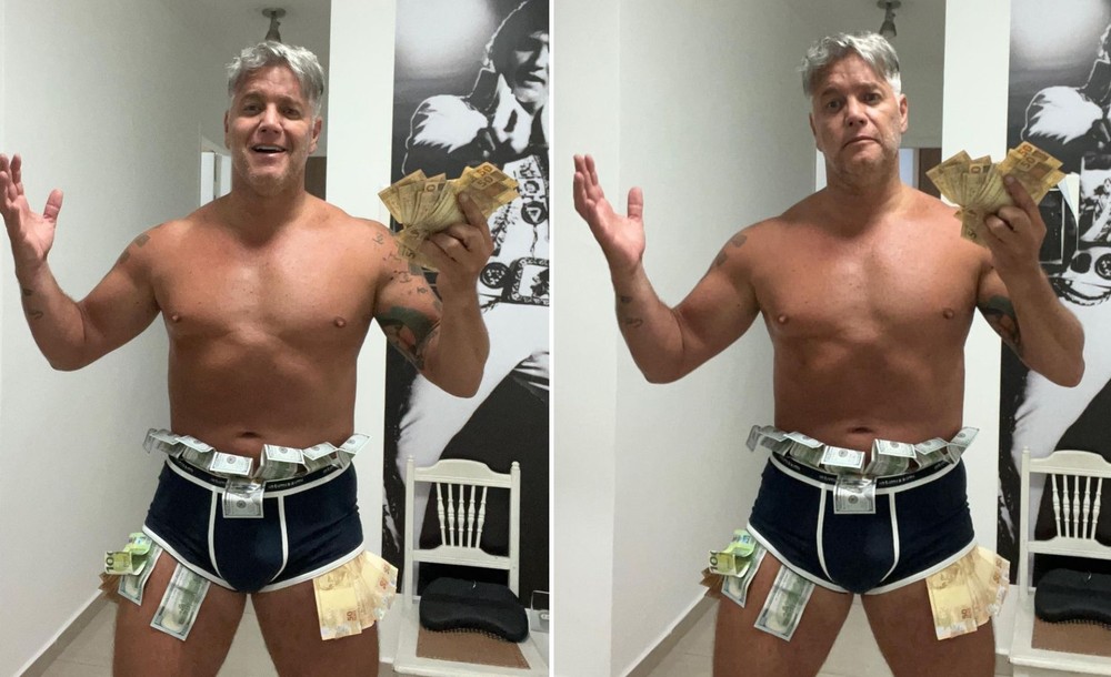 Galã dos anos 90, David Cardoso Jr. faz novo ensaio nu aos 52 anos; fotos