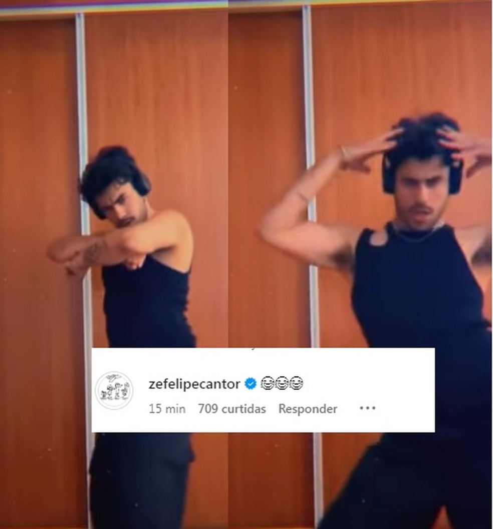 Zé Felipe dançando Anitta? Cantor se diverte ao ver 'sósia' em vídeo ...