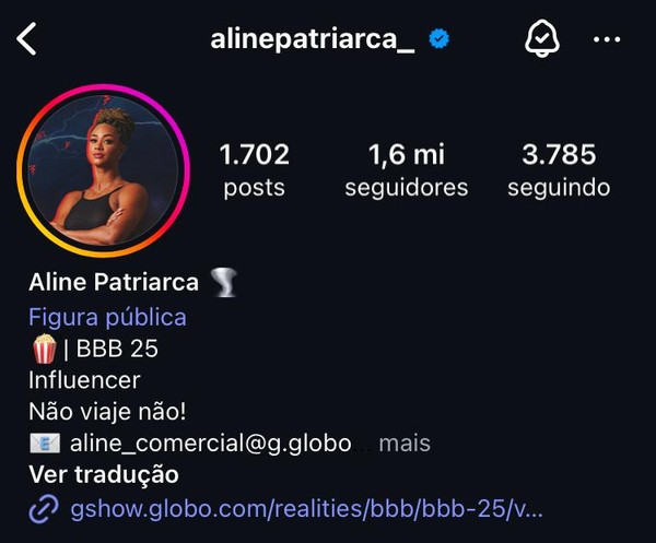 Quem foi eliminado do 'BBB 25'? Mais seguida nas redes sociais, Aline deixa o reality com 51,73% ...