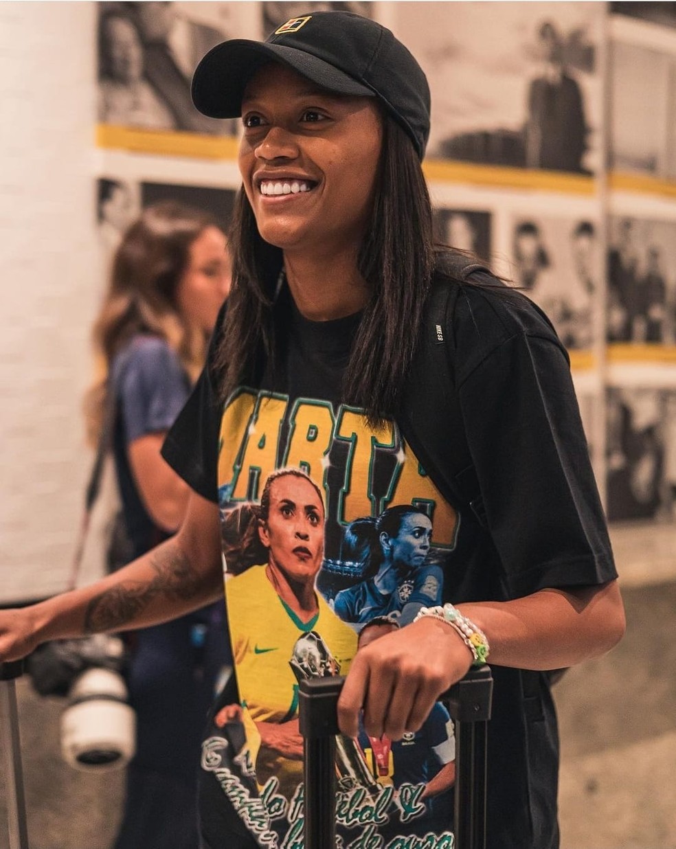 Amigas e rivais: Ary Borges e Marta já se enfrentaram dentro de campo ...