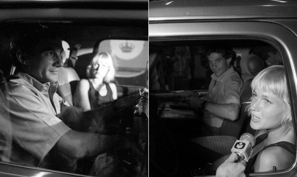 xuxa ayrton senna moto