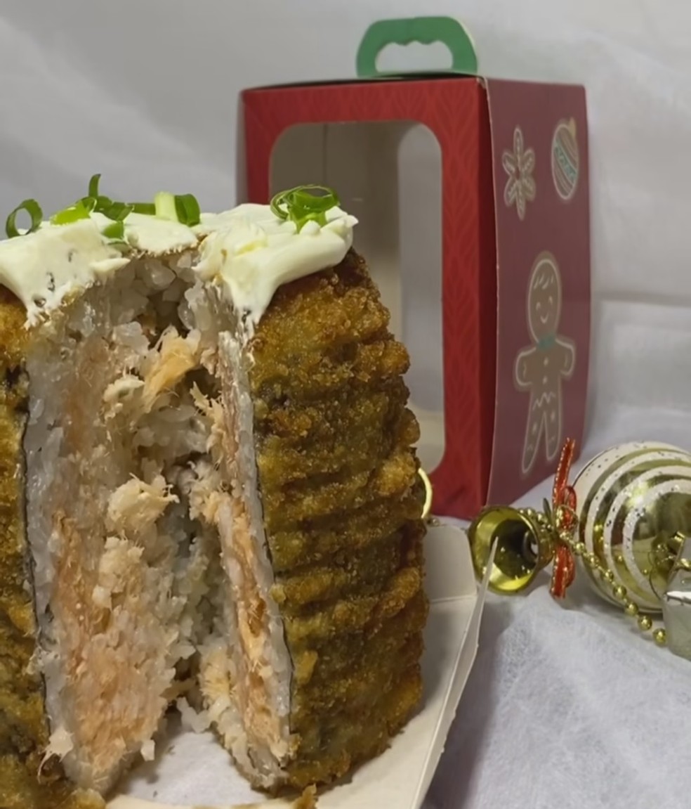 Panetone de sushi: criação inusitada de empreendedora da Baixada é ...