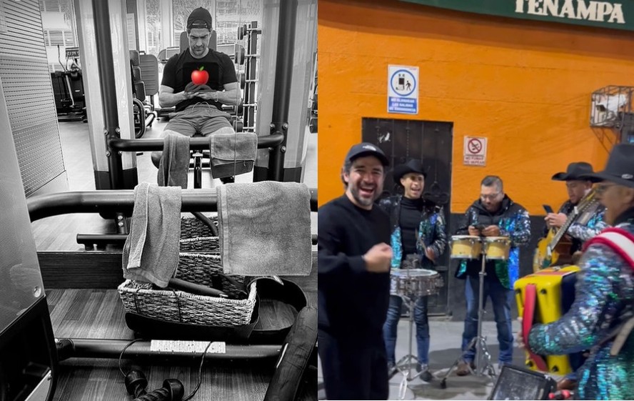 E o Poncho? RBD chega ao Rio desfalcado, ator posa na academia e ...