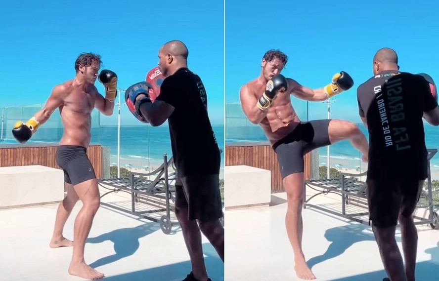 Confirmado em novela, Allan Souza Lima treina pesado na cobertura da ...