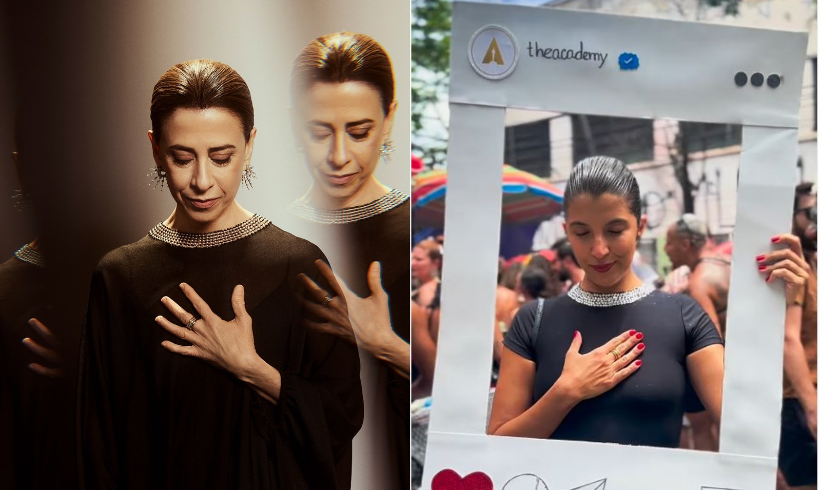 Selfie de Fernanda Torres em jantar do Oscar ganha comentário inusitado ...