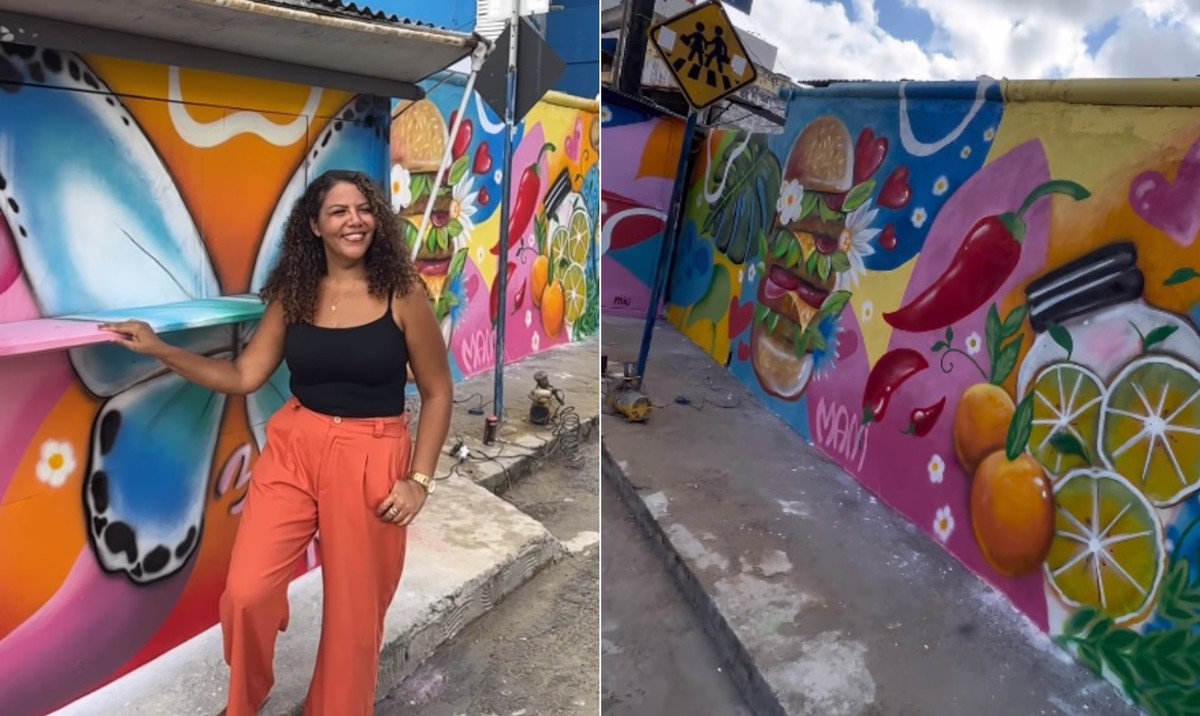 Mani Reggo, ex de Davi, mostra resultado de reforma em sua barraca de ...