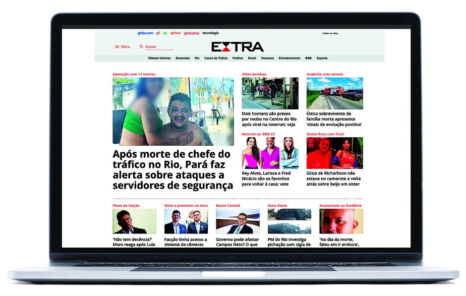 EXTRA lança novo site, agora mais moderno, ágil e informativo | Rio | extra