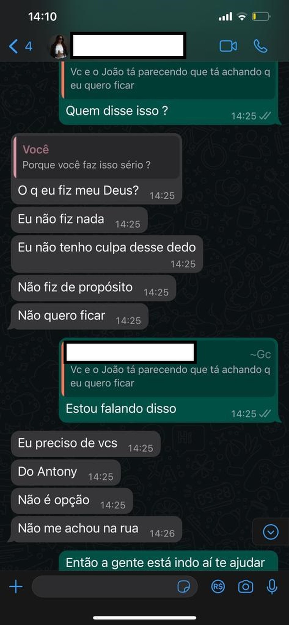 Gabi Cavallin pediu para retornar à casa de Antony após briga e dedo ...