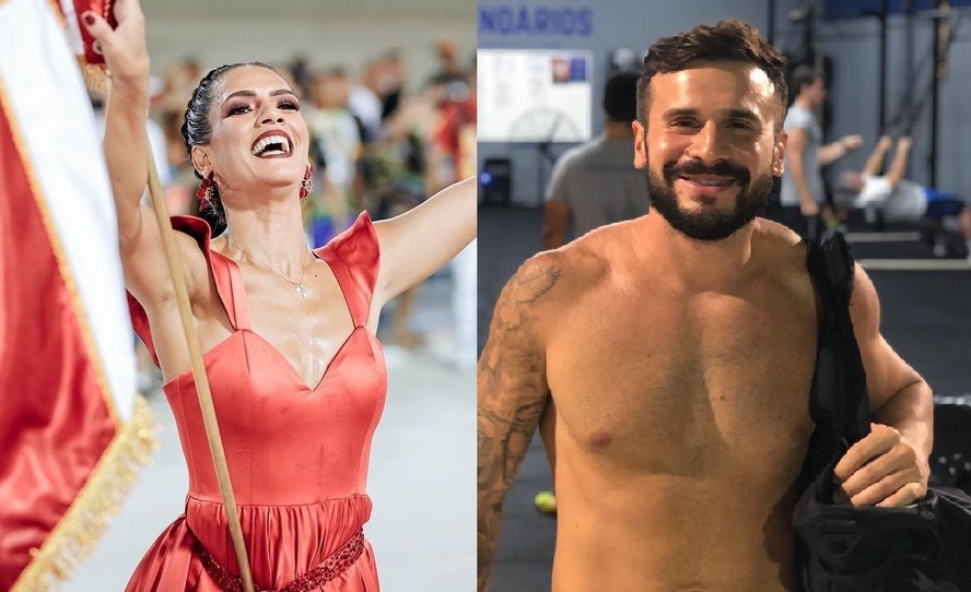 Porta-bandeira do Salgueiro tranca perfil e chefão da Viradouro deleta fotos com ex após affair ...