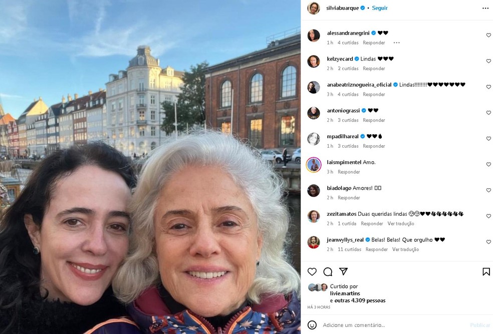 Silvia Buarque abre álbum de viagem para a Europa com a mãe, Marieta ...