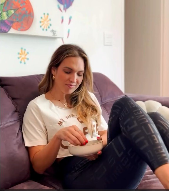 Talitha Morete revela canto favorito do apartamento e surpresa de ...