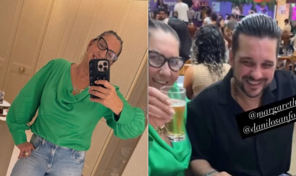 Mãe de Virginia ignora polêmicas e curte noite com novo namorado ...