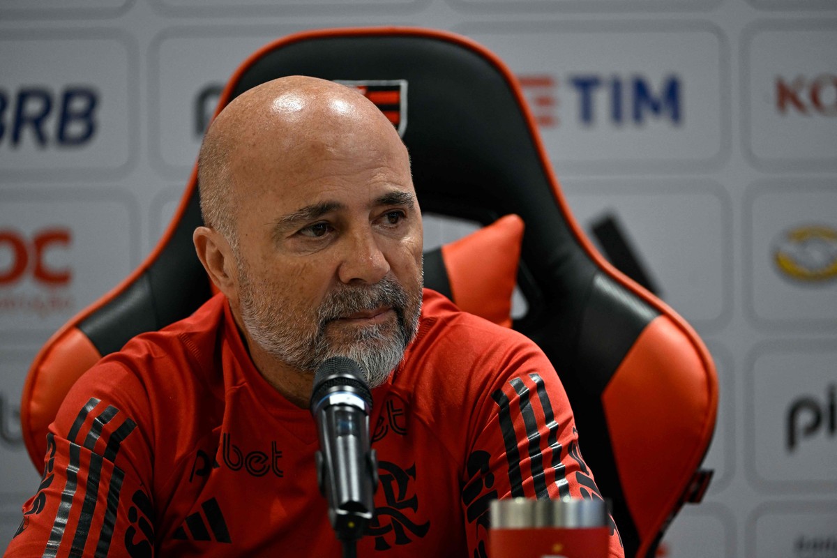 Jorge Sampaoli é apresentado no Flamengo: 'O importante é que joguem os ...