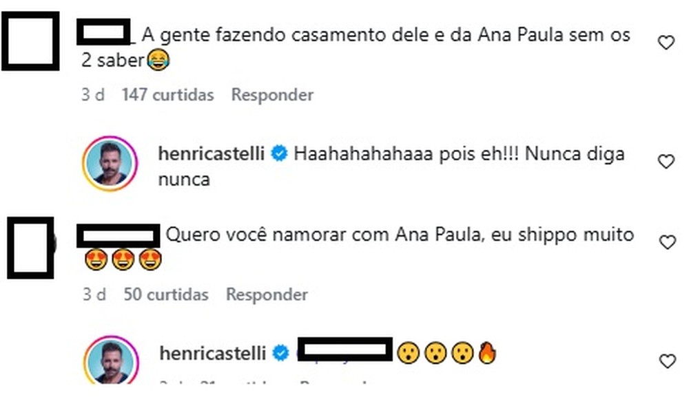 Henri Castelli dá risada e responde sobre torcida para que ele fique ...