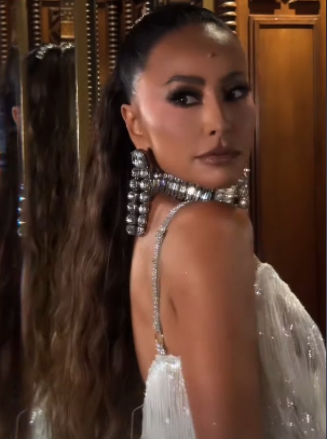 Musa da Vila Isabel, Luiza Caldi surge em vestido transparente ousado ...