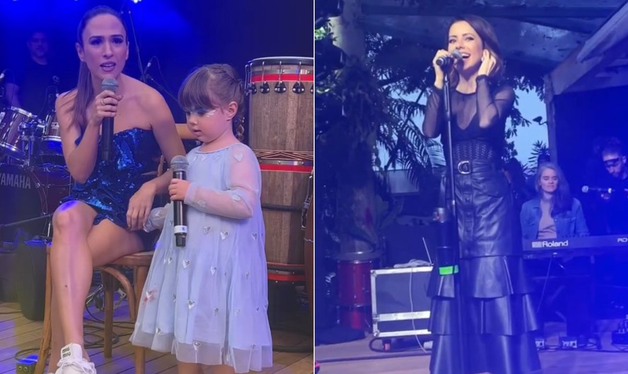 Tatá Werneck ganha festa de 40 anos com show particular de Sandy