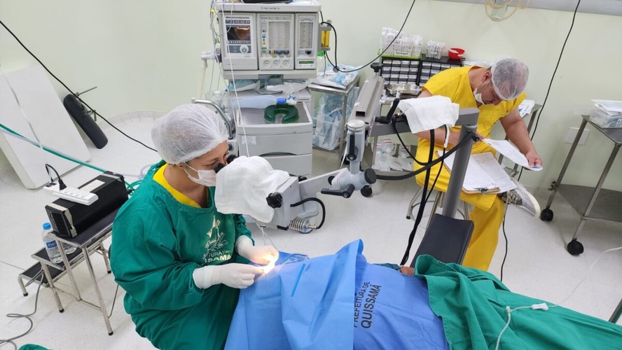 Mutirão de cirurgia de catarata atende 50 pacientes na cidade de Quissamã
