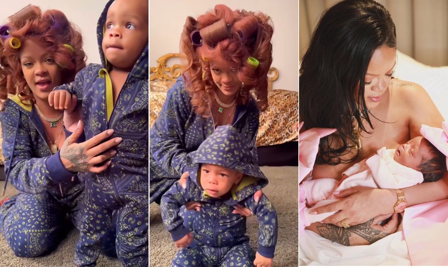 Filhos de Rihanna nasceram em 'escadinha'; conheça os herdeiros da cantora
