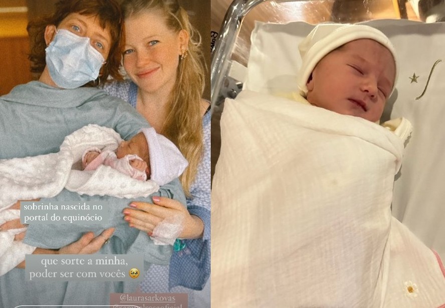Esposa de Samuel Rosa, Laura Sarkovas mostra novas imagens da filha do ...