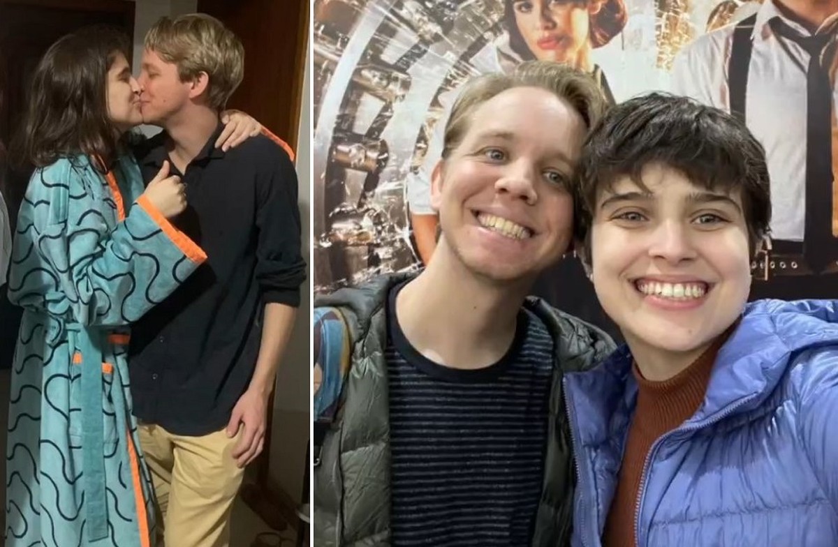 Filha 'queer' de Tadeu Schmidt celebra um ano e meio de namoro com ...