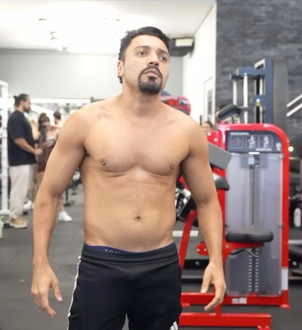 Tirullipa mostra antes e depois após 21 dias de treinamento