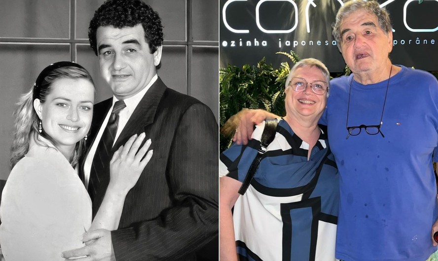 Otávio Augusto se declara para a mulher, musa da TV nos anos 1980: 'Há 38 anos juntos'