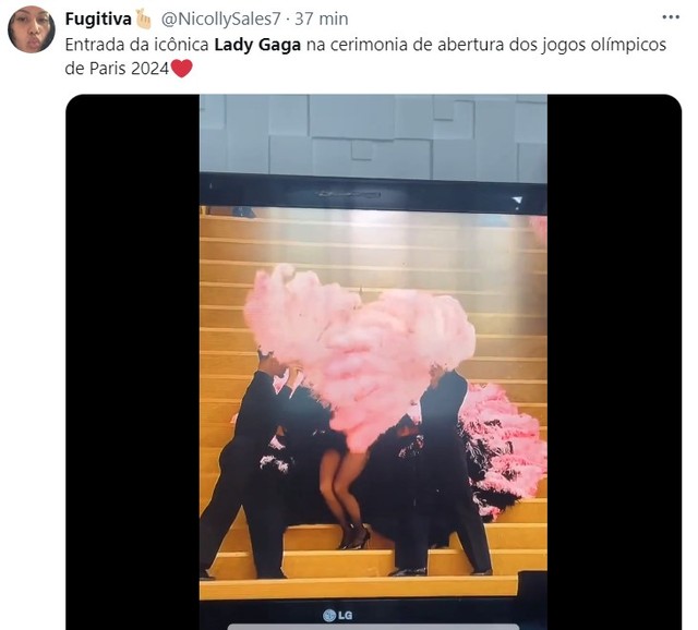Lady Gaga na abertura dos Jogos Olímpicos de Paris repercute nas redes ...