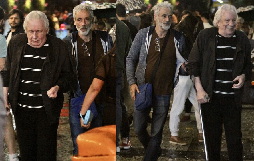 Marco Nanini faz rara aparição ao lado do marido, com quem está casado ...