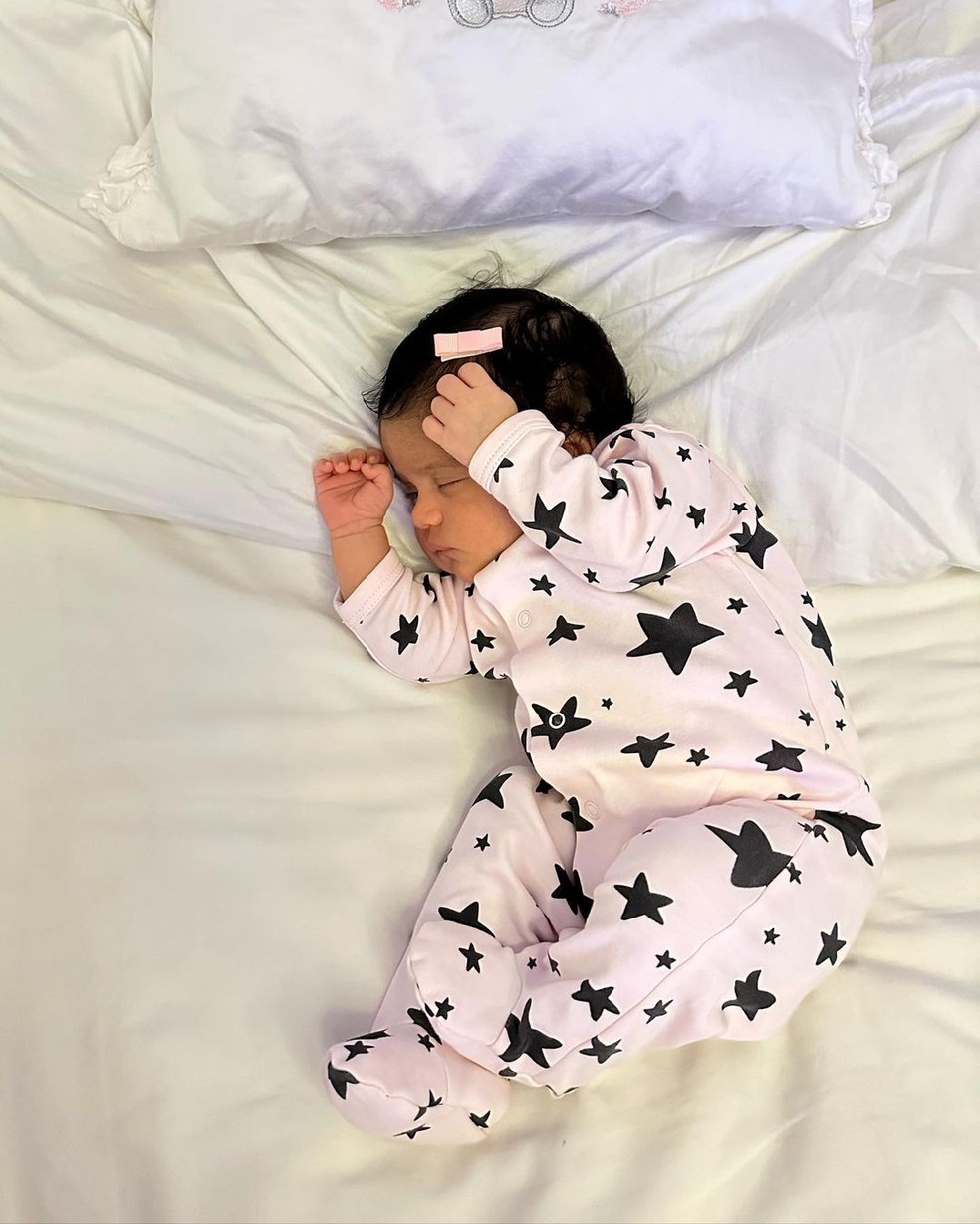 Douglas Costa, do Fluminense, e mulher comemoram primeiro mês da filha ...