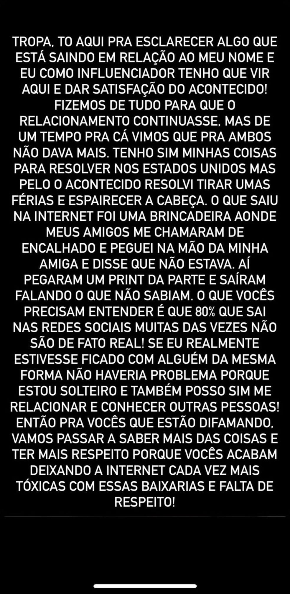 Após vídeo com mulher, ex de Camila Loures é criticado e internautas ...